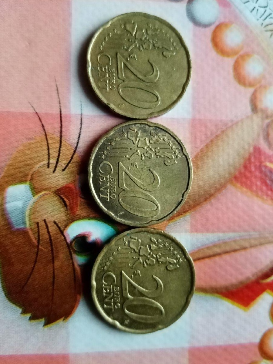 Monede Vechi de 20 euro cenți Rare (PREȚ 1.500 EURO TOATE 3 ...